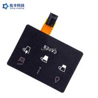 China Matte FPC Membrane Switch Keypad 1.0mm Pitch PET Membrane Switch for Cafes for sale