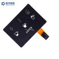 China Matte FPC Membrane Switch Keypad 1.0mm Pitch PET Membrane Switch for Cafes for sale