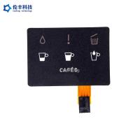 China Matte FPC Membrane Switch Keypad 1.0mm Pitch PET Membrane Switch for Cafes for sale