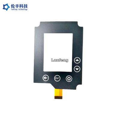 China FPC Circuit Membrane Switch Keypad Matte Tactile 1.0mm Pitch 35V 100mA for sale