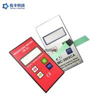 China Custom Polyester Flat Membrane Switch Panel with Flexible Circuit 35V 100mA for sale