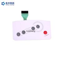 China Custom Transparent Window Flat Membrane Switch Prototype 35V DC 100mA for sale