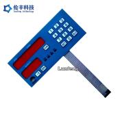 China Tactile Metal Dome Flat Membrane Keyboard 1.0mm Pitch 170g Operating Force for sale