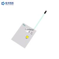 China Autotype EBG180 PET Flat Membrane Switch Tactile Prototype Keypad 1.0mm Pitch for sale
