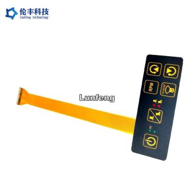 China Custom OEM Metal Dome Membrane Switch Tactile Keypad IP65 1,000,000 Actuations for sale