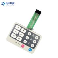 China Custom LED Membrane Switch with Embossed Keys - 5 Million Cycle Life, -40°C to +80°C Operating Range for sale