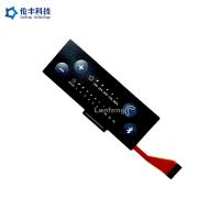 China Custom PET Embossed Keys LED Membrane Switch with FPC Circuit 35V 100mA for sale