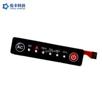China Custom Polyester LED Membrane Switch with 5 Million Cycle Life, 35V DC Rating for Industrial Control Panels for sale