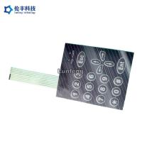 China OEM ODM Membrane Switch Keyboard with 3M468 3M9080 3M9448 Rear Adhesive 1.0mm Pitch for sale