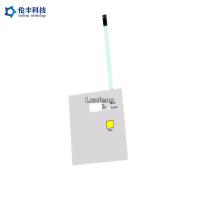 China Autotype EBG180 PET Flat Membrane Switch 2.54mm Pitch Tactile Prototype for sale