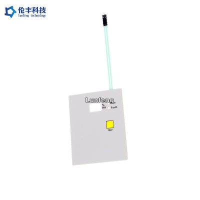 China Autotype EBG180 PET Flat Membrane Switch 2.54mm Pitch Tactile Prototype for sale