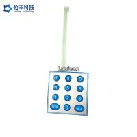 China Waterproof Membrane Keypad 4x3 Matrix with 1 Million Keystroke Life and -30℃ to +80℃ Temperature Range for sale