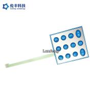 China Autotype F150 Key Membrane Switch Prototype 2.54mm Pitch Connector for sale