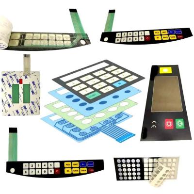 China Customized PET Thin Film Membrane Switch ISO9001 Flexible Size for sale