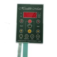 China Membrane Key Type LED Keypad in Green Color IP65 Protection for sale