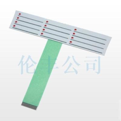 China PC Adhesive Contact Resistance 100Ω Backlight Membrane Switch with 50g-500g Operating Force and ≤50VDC Rating for sale