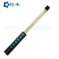 China Lunfeng FPC Membrane Keypad Metal Dome Tactile Switch ISO9001 105x25mm for Computer Keyboard for sale