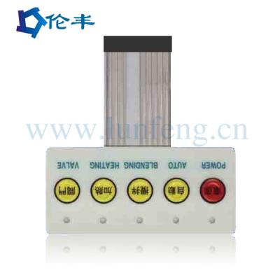 China Electric Backlit Touchpad Membrane Keyboard 2.54mm Pitch with ≤50VDC Operation and Waterproof Design for sale