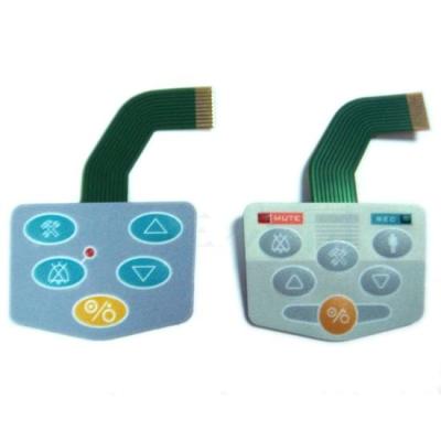 China Custom LED Membrane Keypad IP65 1 Million Cycles 1mm 1.5mm 2.54mm Pitch for sale