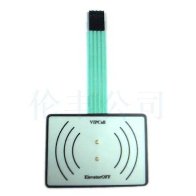 China Customized Flat Membrane Switch with Silkscreen Printing -30°C to +80°C 50mA-100mA for sale