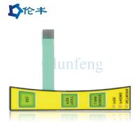 China Customized Flat Membrane Switch 12V 100mA for Industrial Medical Electronics for sale