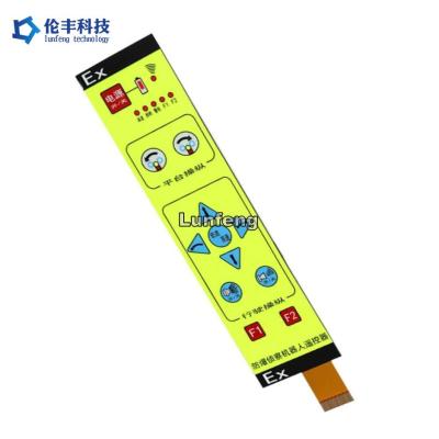 China Electric Backlight Membrane Switch ≤50VDC PET Matte F150 for Medical Industrial Control for sale