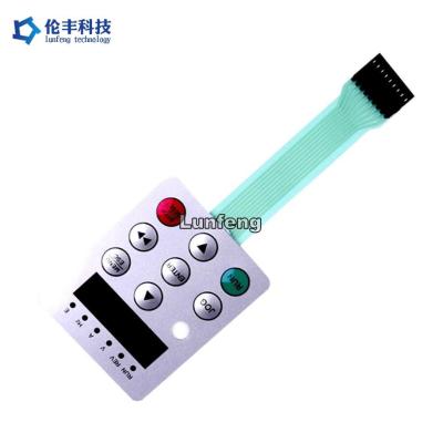 China Matte Surface Metal Dome Membrane Switch for Customized in Extreme Temperatures for sale
