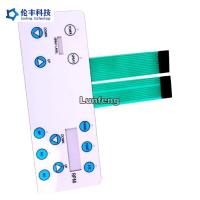 China Industrial Waterproof Membrane Keypad DC 5V 1 Million Key Life Custom Silicone for sale
