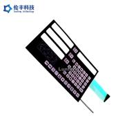 China Silkscreen Printing Flexible Membrane Switch Waterproof Keypad DC 5V 1 Million Key Life for sale