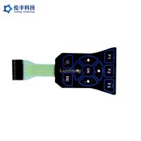 China Industrial Waterproof Metal Dome Membrane Switch IP67 -30°C to 80°C 1 Million Cycles for sale