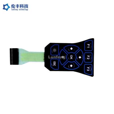 China Industrial Waterproof Metal Dome Membrane Switch IP67 -30°C to 80°C 1 Million Cycles for sale