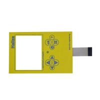 China Multiple Colors Industrial Keyboard With 3M Adhesive Backing And FPC Interface For Harsh Environments for sale