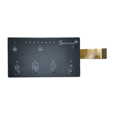 China Customized Design OEM Membrane Switch Graphic Panel Overlay with Embossing Key Option and Excellent UV Resistance for sale