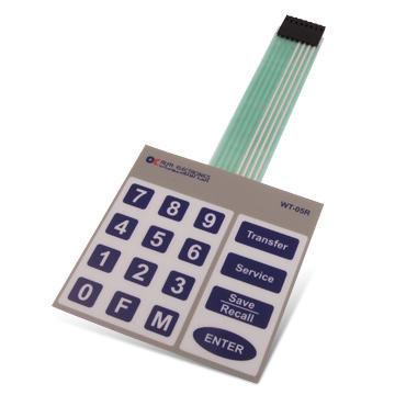 China PET Membrane Switch Touch Button Type AC250V 50-500g Tactile Keys Metal Domes for Consumer Electronics for sale