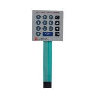China Embossed Buttons PET Membrane Switch in Customized Matte/Glossy Finish for Performance for sale