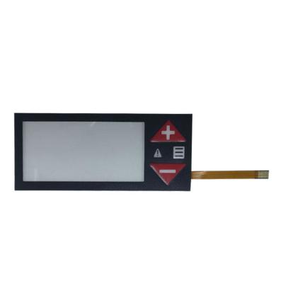 China Custom Flat Membrane Switch 100mΩ Contact Resistance DC 12V 1 Million Cycles for Industrial Controls for sale