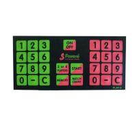 China Custom PET Membrane Switch with Silk Screen Printing LED Color Options 3M Adhesive for sale