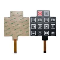 China Flat Membrane Keypad 3V 3.3V Driver Voltage Durable Tactile Switch Custom Size for sale