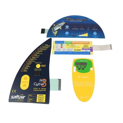 China PET Membrane Switch with LED 20mA for Home Appliances Industrial Medical Control Panels for sale