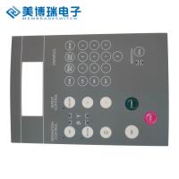 China Custom Membrane Switch Overlay Glossy Finish Poly Dome Embossing for Control Panels Medical Devices for sale