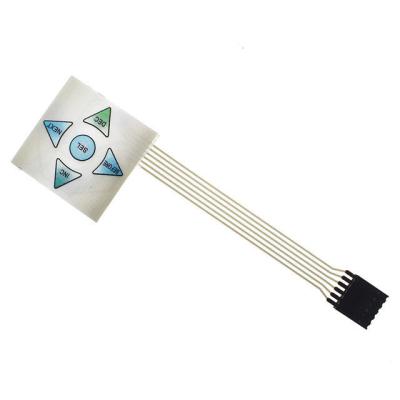 China Customized PMMA LED Membrane Keypad 2.54mm Pitch IP65 1 Million Lifespan for sale