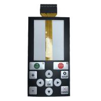 China Silkscreen Printing Waterproof Membrane Keypad DC 5V Voltage -30C- 80C Temperature for sale