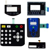 China Customized PET Membrane Switch with Embossed Flat Buttons for Medical Industrial Use for sale