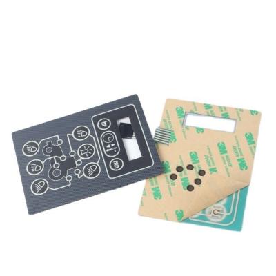 China 1mm Pitch LED Membrane Keypad IP65 Waterproof Custom Size Lighted Keypad for sale