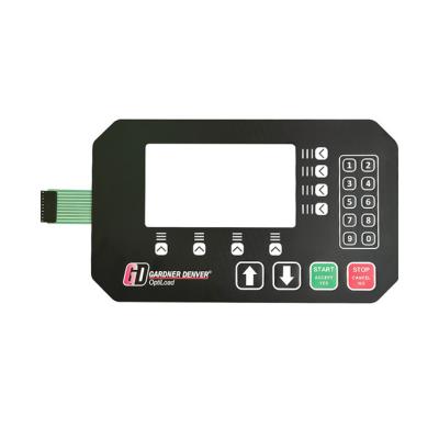 China Custom ABS Membrane Switch Overlay 1-3 Million Lifespan for Industrial Control Equipment for sale