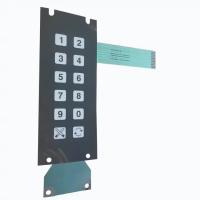 China Customized Membrane Keypad Overlay 0.125mm-0.8mm Thickness PET PC ABS for sale