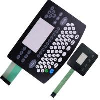 China Customized Industrial PC/ABS Membrane Switch Overlay 0.125mm-0.8mm Thickness 1-3 Million Lifespan for sale