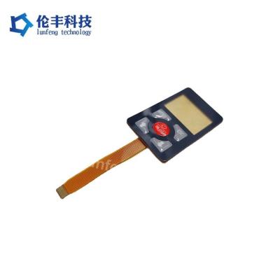 China PET/PC Silicone Rubber Keypad with 3M 467 MP Adhesive, 30-90 Shore A Hardness, Water Resistant for sale