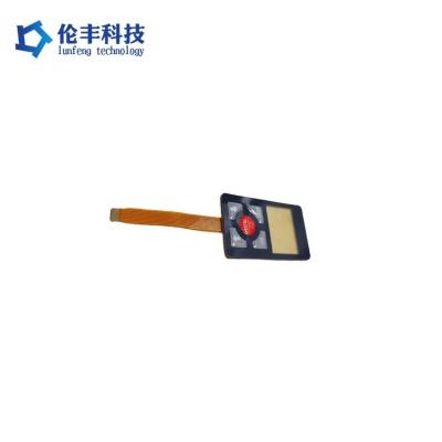 China Custom Waterproof Membrane Keypad IP66 IP67 1M Key Life Silkscreen Printing for sale