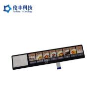 China Customized Pantone Color Flat Membrane Switch PET PC PVC 1.0mm Pitch 3M Adhesive for sale